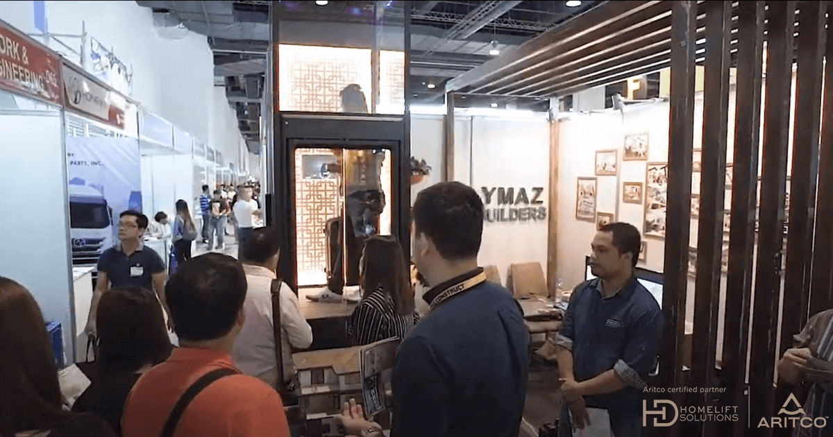 Aritco HomeLift At PhilConstruct 2018 | HD Homelift Solutions